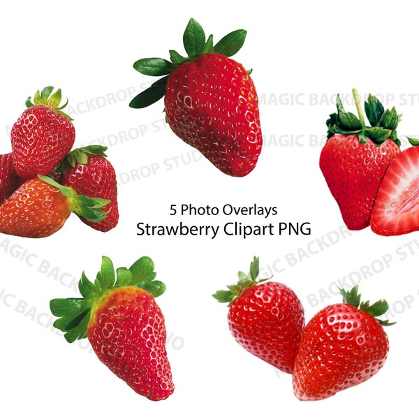 Strawberry Overlays - Etsy