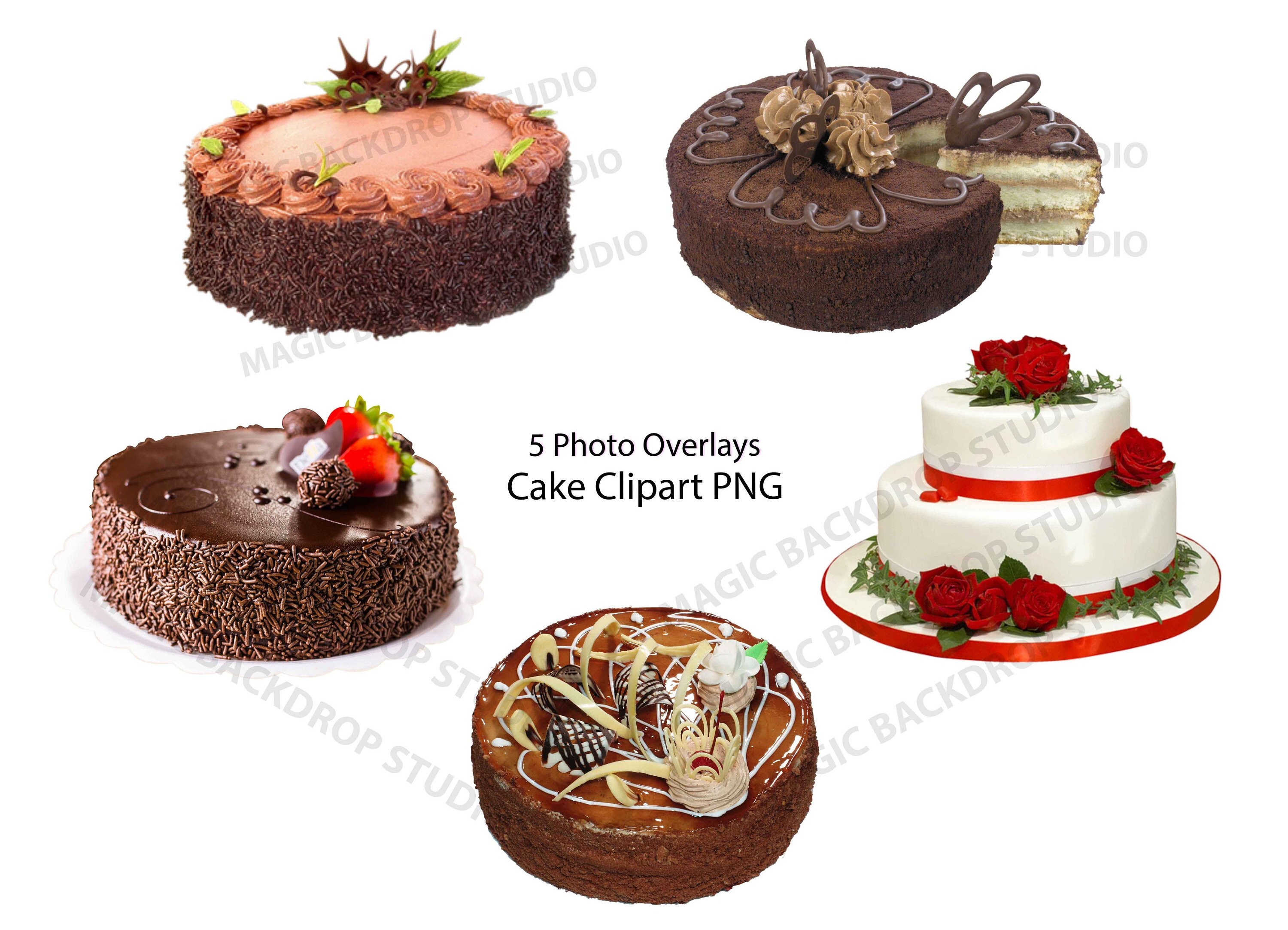 Cake Cakes PNG Slice Foods Sweets Wedding Birthday Clip Art Overlay ...