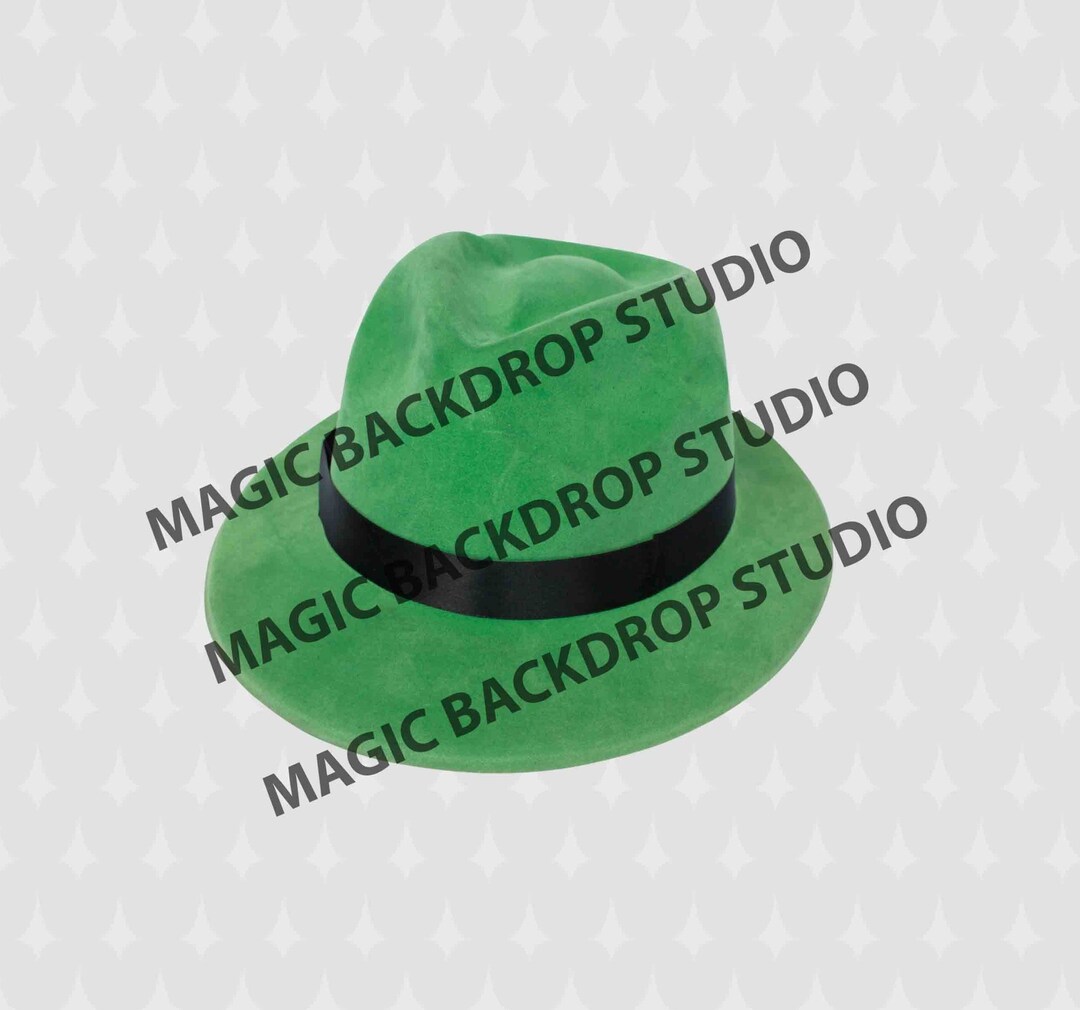 Green Hat Hats Cut File Vintage Green Style Image Clip Art Overlay ...