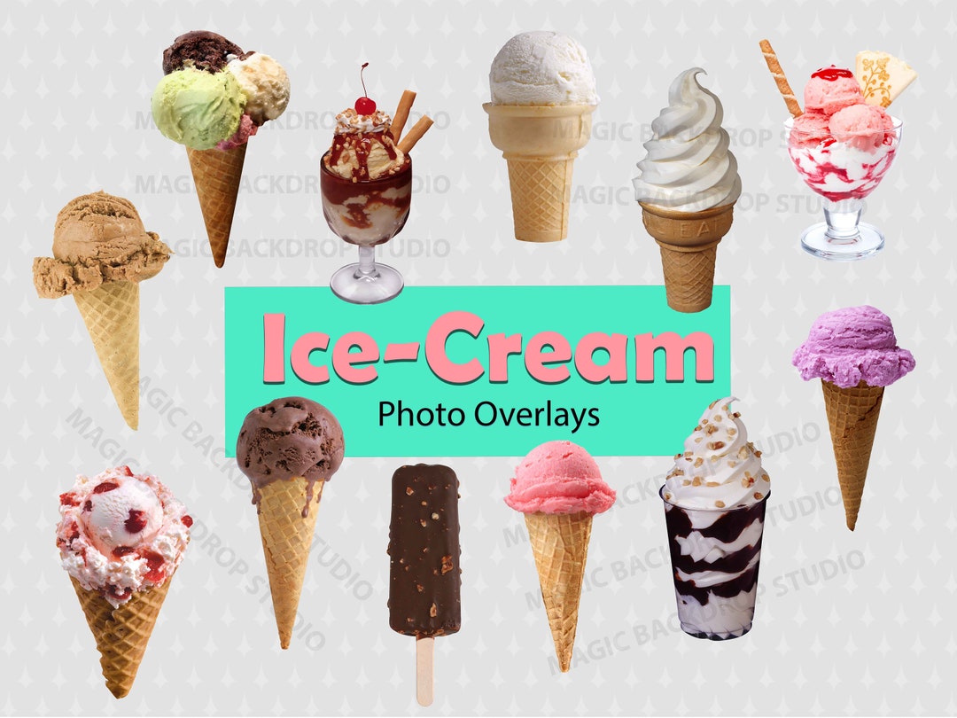 Ice Cream PNG Bundle Frozen Soft Serve Foods Cone Sweets Sprinkle Clip ...