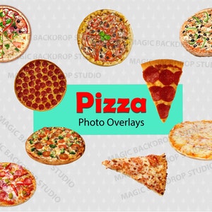Pizza Pizzas PNG Bundle Fast Foods Bundle Meat Cheese Takeaway Clip Art ...