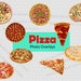Pizza Pizzas PNG Bundle Fast Foods Bundle Meat Cheese Takeaway Clip Art ...