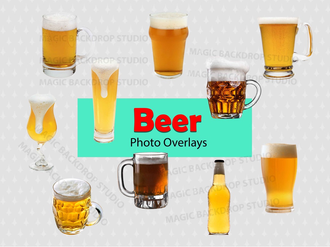 Beer Beers Drink Alcohol PNG Mockup Props Mock up Clip Art Overlay ...