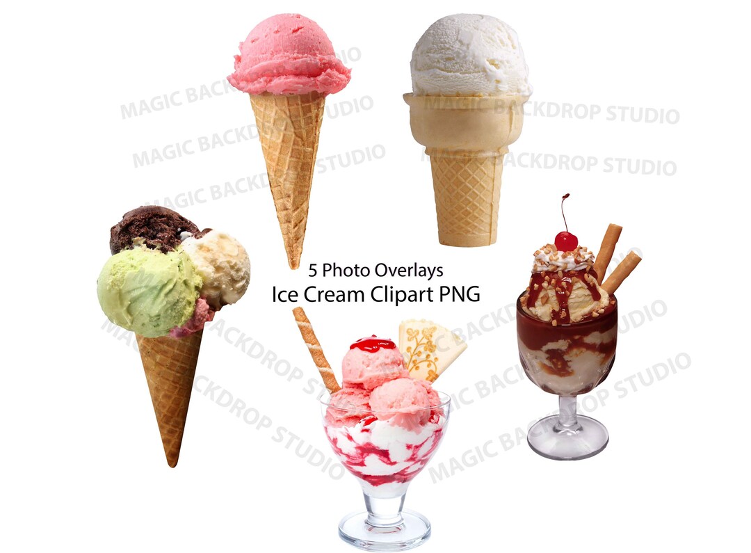 Ice Cream PNG Sunday Frozen Soft Serve Foods Cone Sweets Sprinkle Clip ...