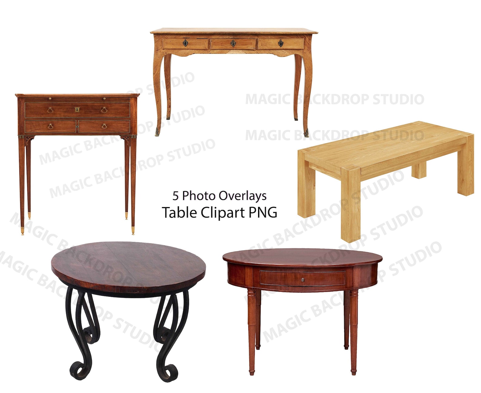 Table Tables PNG Rustic Wood Antique Clip Art Overlay Overlays ...