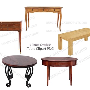 Table Tables PNG Rustic Wood Antique Clip Art Overlay Overlays ...