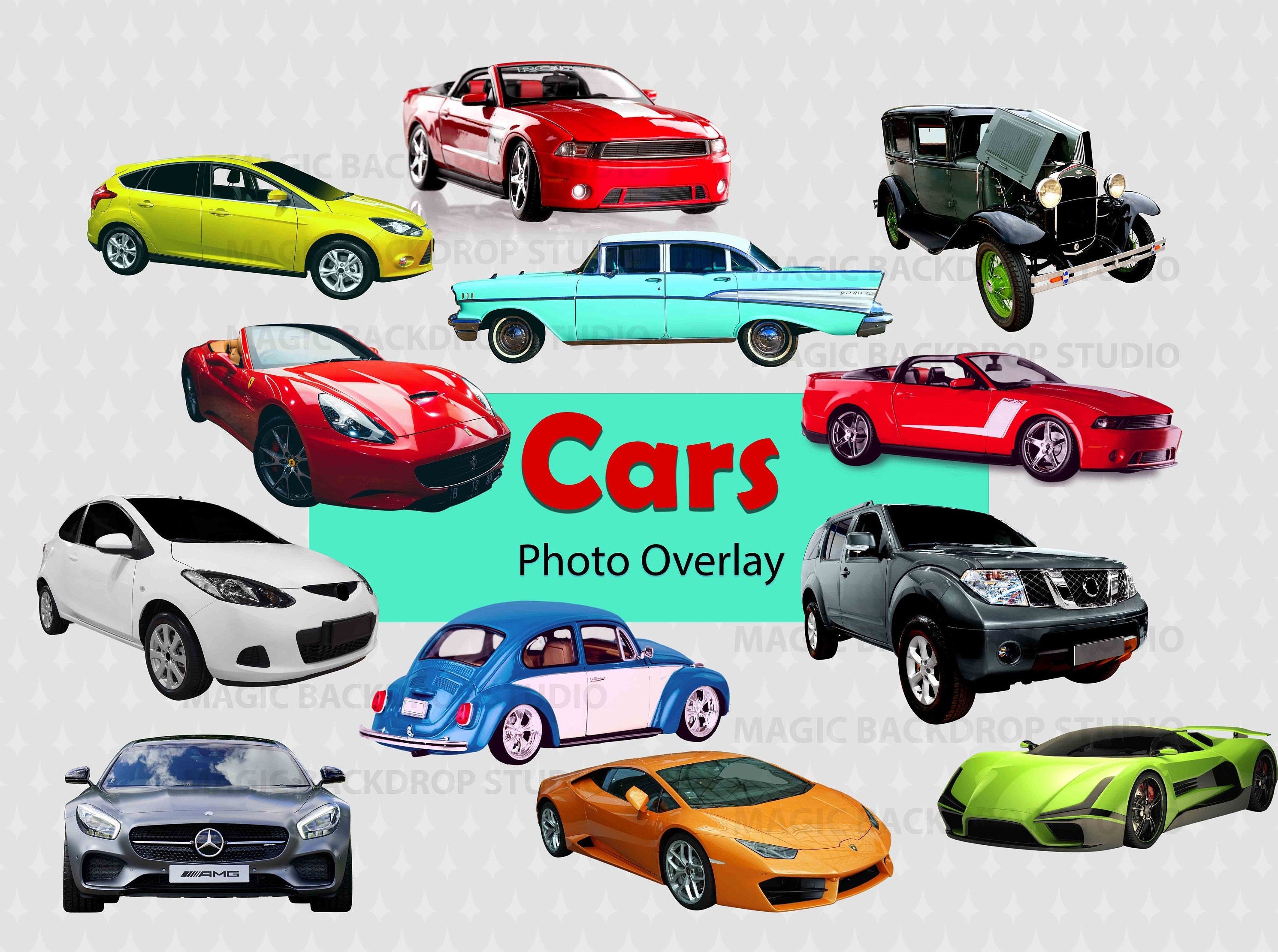 Car Pngs Automobile Vintage Old Classic Cars Mockup Clip Art Overlay ...