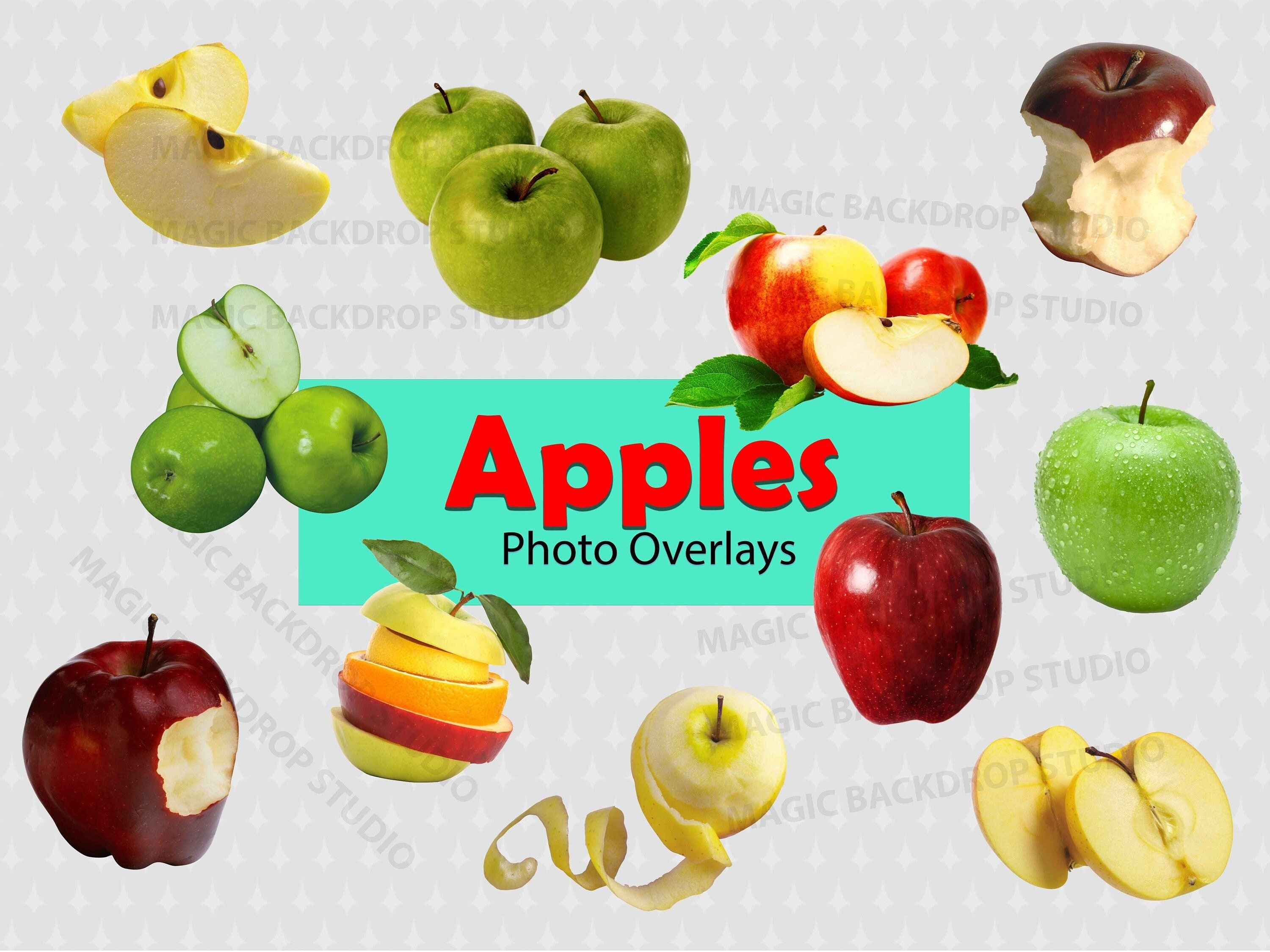 Apples Apple Fruit PNG Bundle Foods Fruits Teacher School Clip Art ...