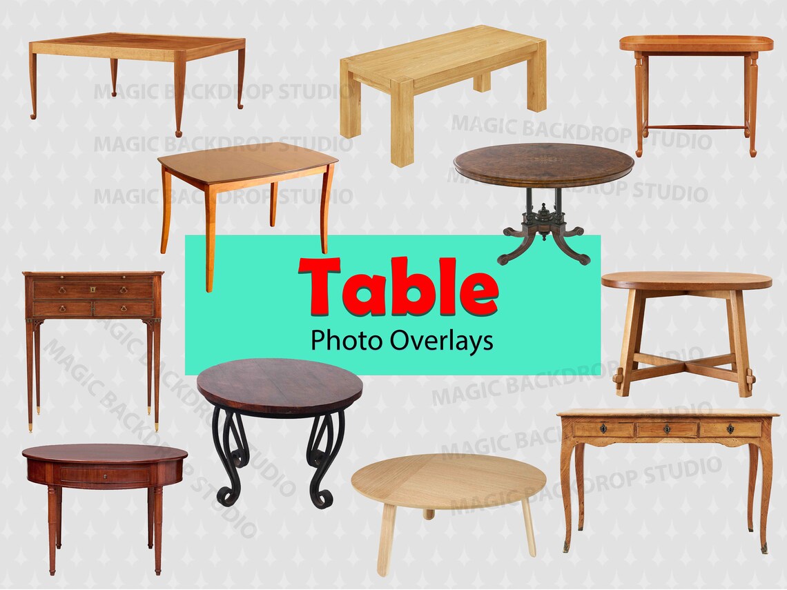 Table Tables PNG Rustic Wooden Antique Clip Art Overlay Overlays ...