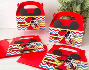 Mickey Party Favor Box - Etsy