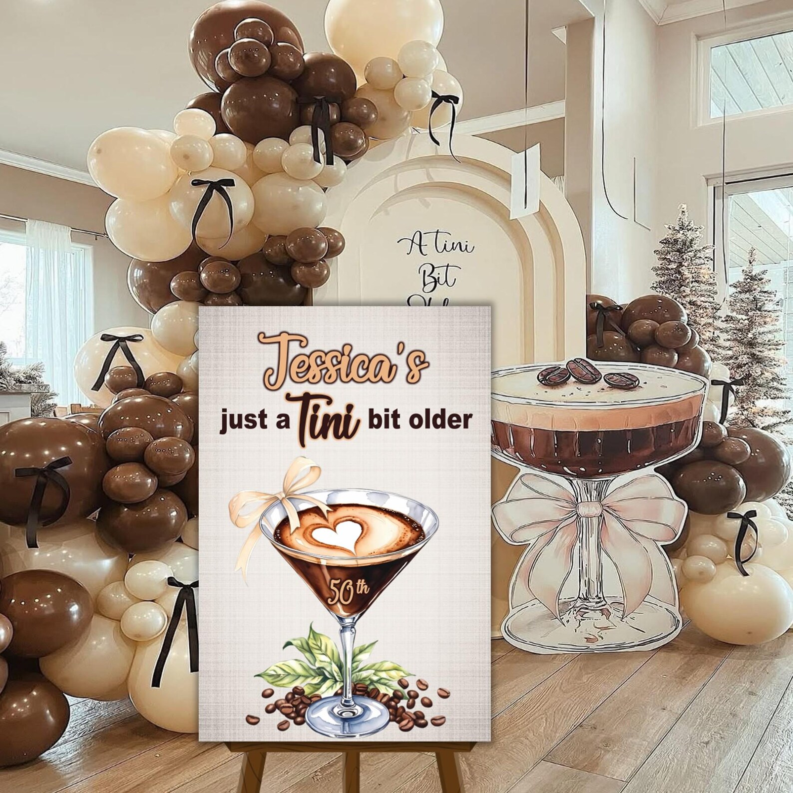 It's Tini Time Welcome Sign Printed Foam Core 24x36 Sign - Etsy