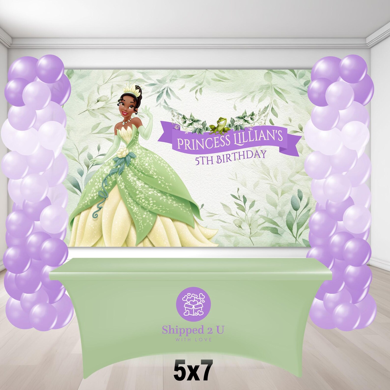 Princess Tiana Party Banner - Etsy