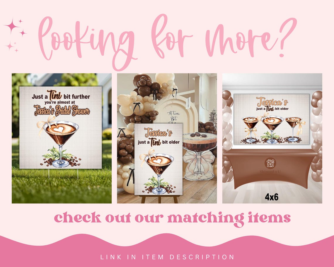 It's Tini Time Party Banner - Etsy