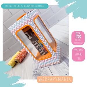 MM Tube 30 Gr Box Template, M and M Box Cut File, Candy Box, SVG and ...