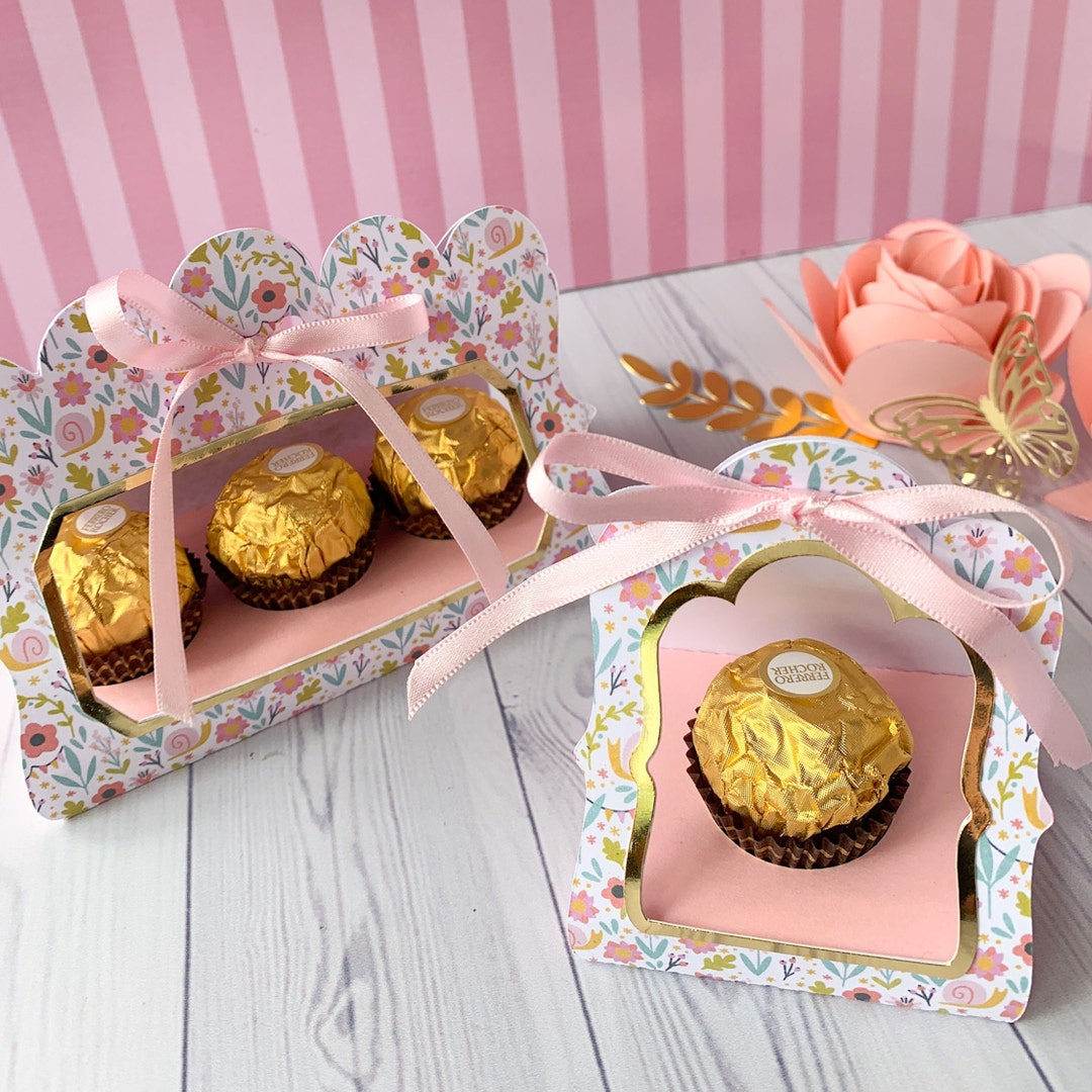 Chocolate Holder Box Template KIT, Chocolate Box Gift, Candy Box, Treat ...