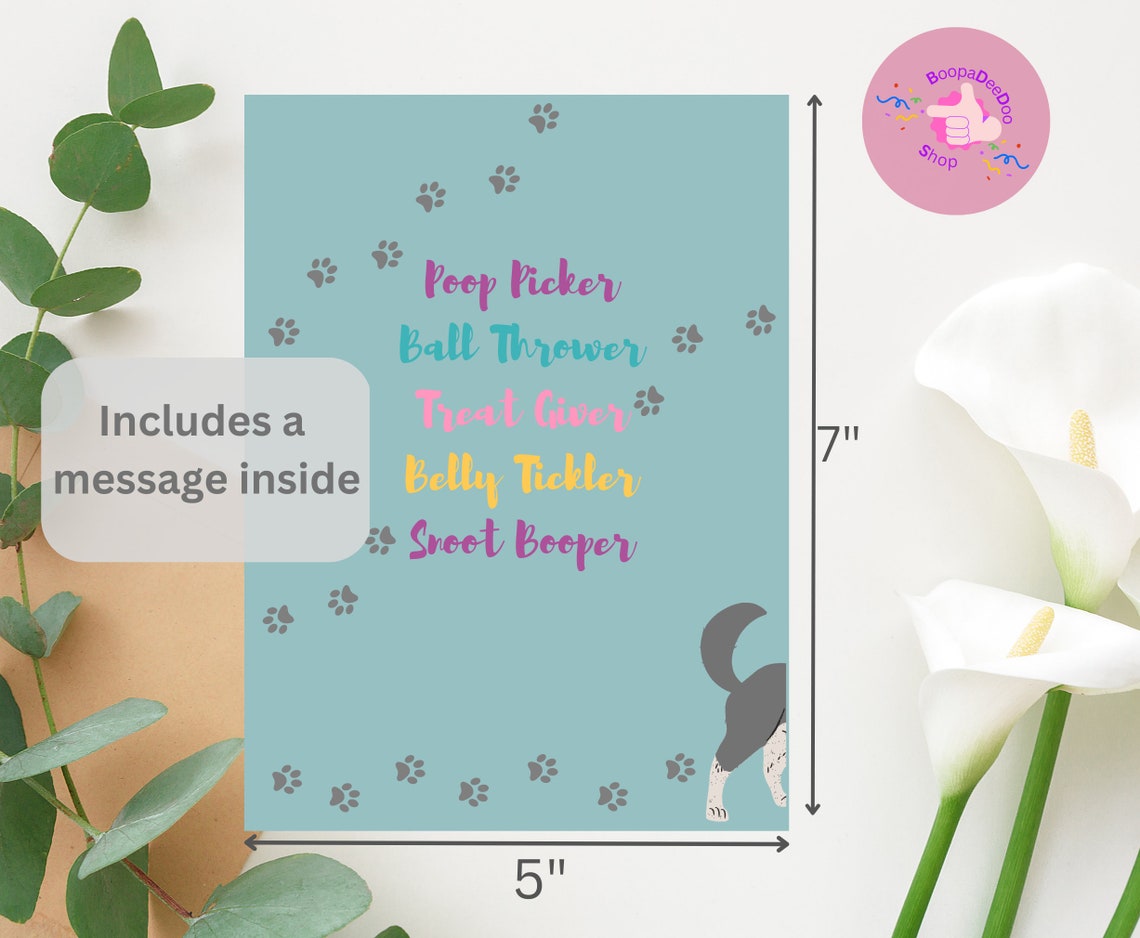 Happy Birthday Card Birthday Card Dog Lover Birthday Card Dogs Instant ...