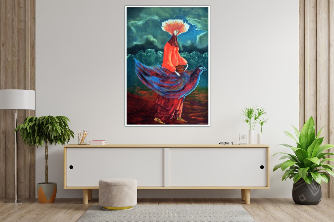 Unframed, Leonora Carrington Print, Portrait of the Late Mrs. Partridge ...