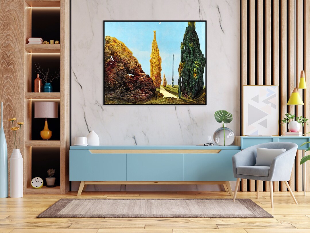 Max Ernst 'solitary and Conjugal Trees' Giclee Art Print (unframed) - Etsy