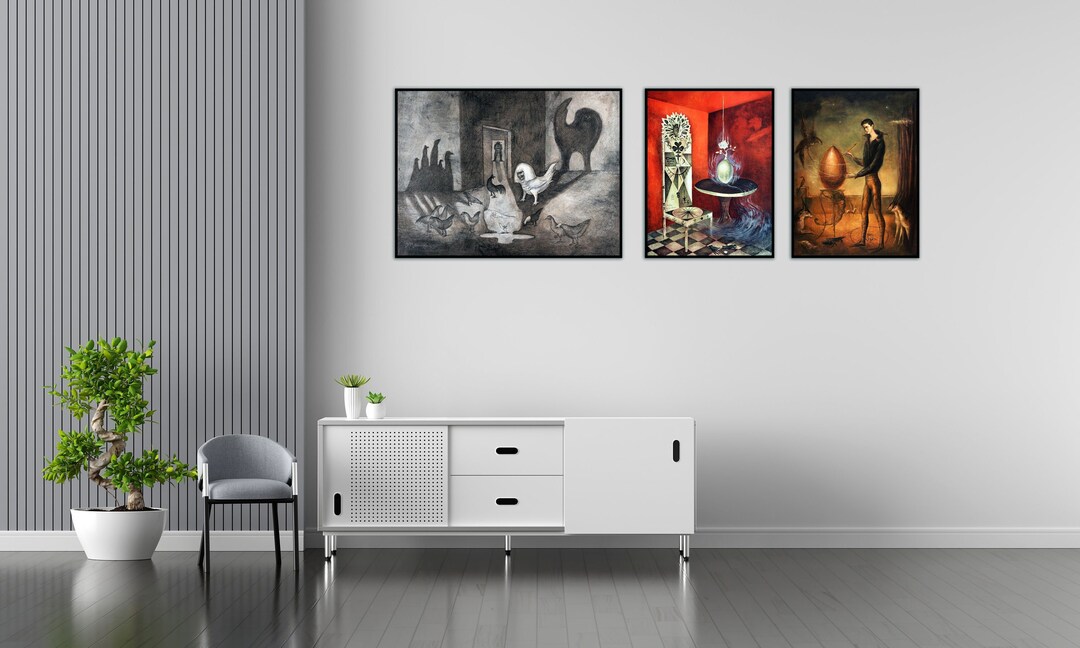 Leonora Carrington Print Set: Abstract Surrealist Art, Modern Wall ...