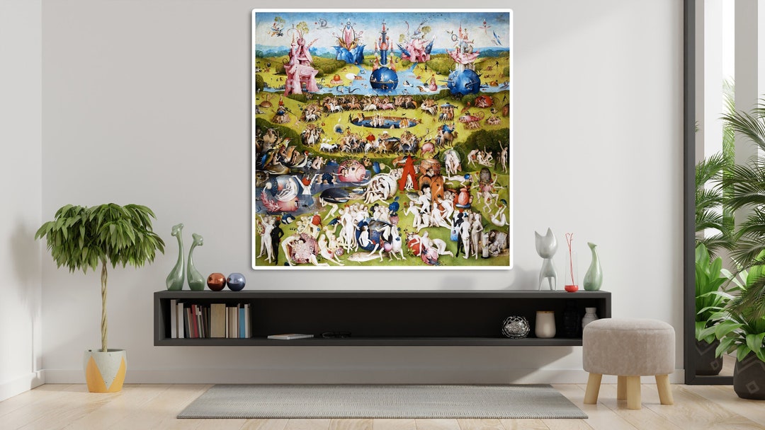 Unframed, Hieronymus Bosch Print, the Garden of Earthly Delights PART 2 ...