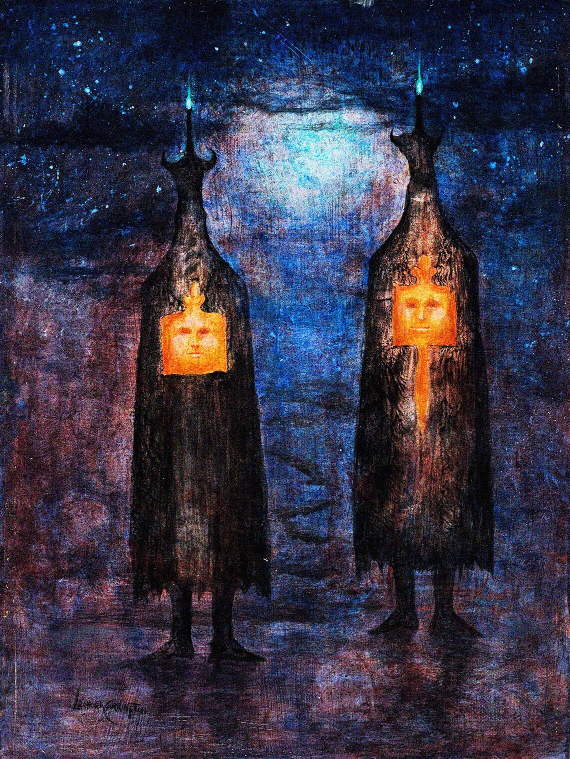 Leonora Carrington Set of 2 Print Bird Bath Twins Art - Etsy