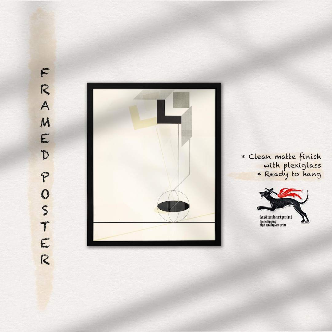 El Lissitzky, Minimalist Russian Avant-garde Poster | Abstract ...