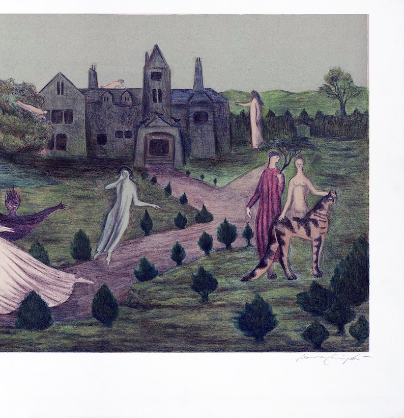 LEONORA CARRINGTON Crookhey Hall 1987 Original Art Print - Etsy