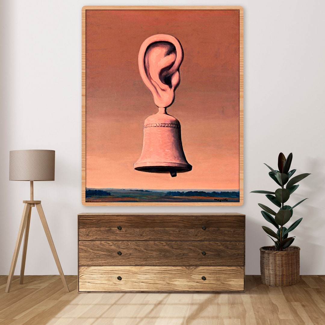 René Magritte, La Leçon De Musique, Surrealism Wall Art, the Music ...