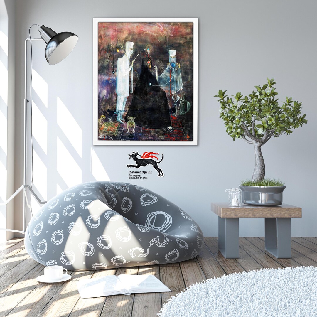 Leonora Carrington Art Print: Operation Wednesday Surrealist Decor ...