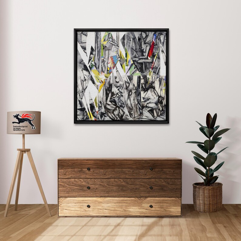 Lee Krasner 'imperative': Iconic Abstract Collage Canvas | Vibrant ...