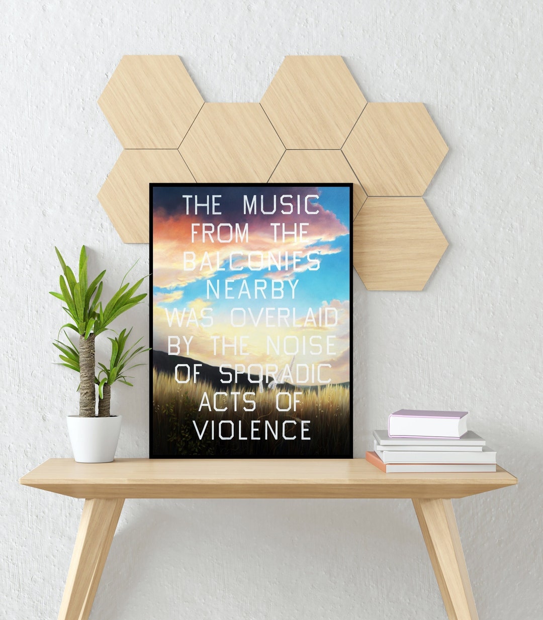 Modern Typography Art: Text Based Wall Art (unframed) - Etsy