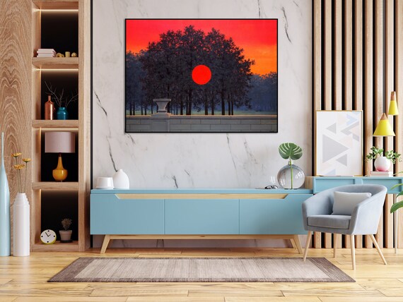 Rene Magritte Print the Banquet Print Art Poster Original - Etsy