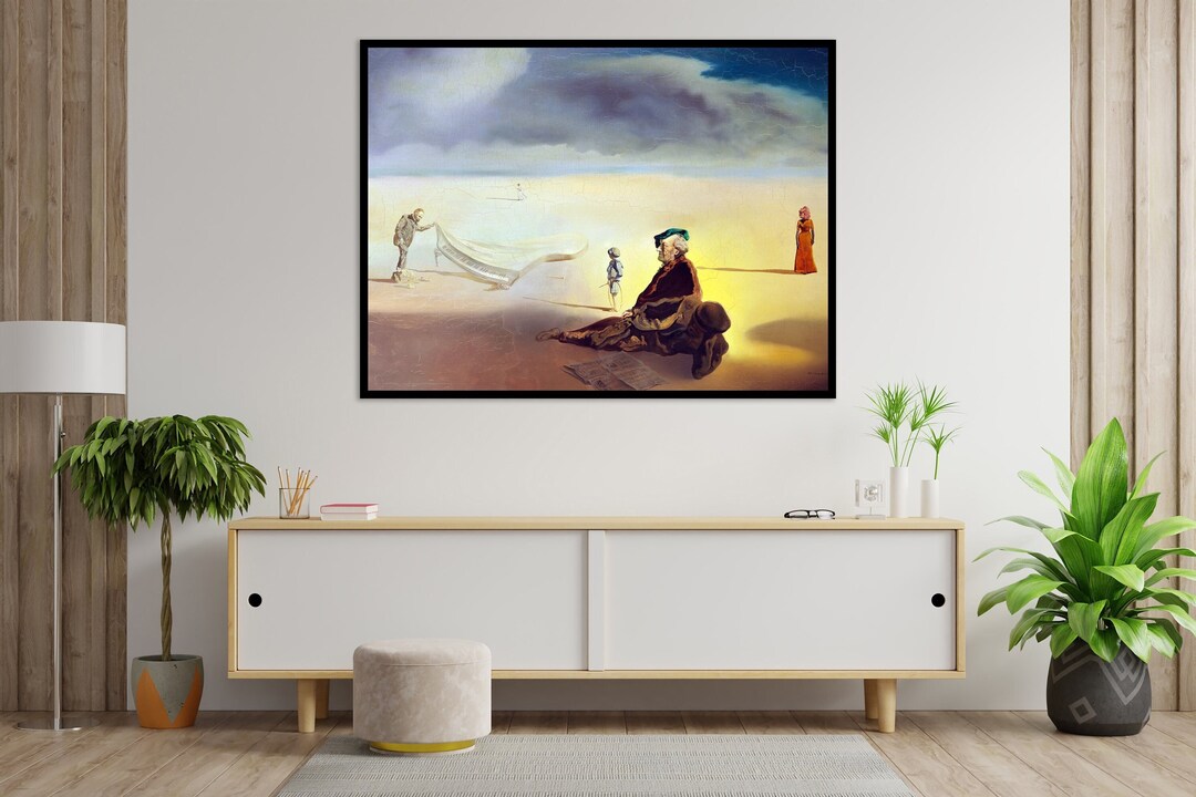 Unframed, Salvador Dali Print, A Chemist Lifting With Extreme Precaution the Cuticle of a Grand ...