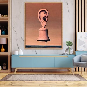 René Magritte, La Leçon De Musique, Surrealism Wall Art, the Music ...