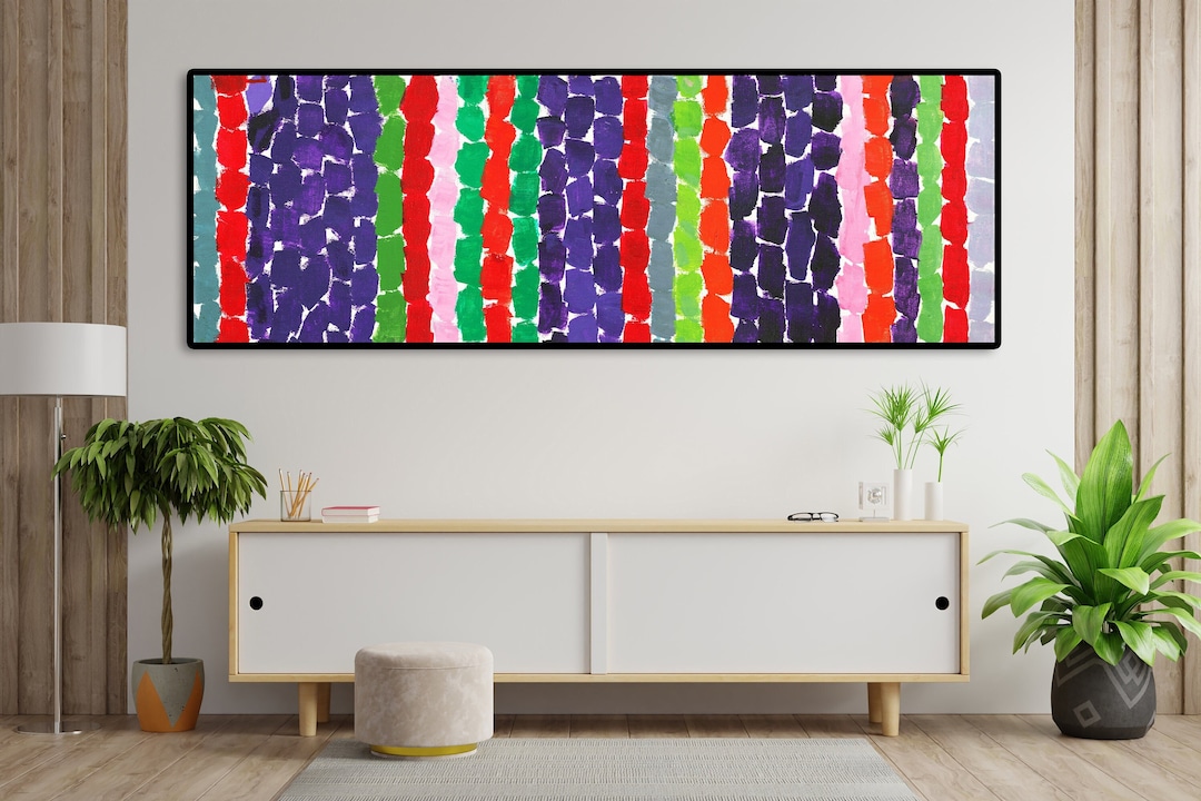 Alma Thomas Abstract Art Print: Large Colorful Panorama (unframed) - Etsy