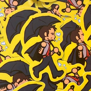 P4 Adachi and Dojima Sticker Set - Etsy