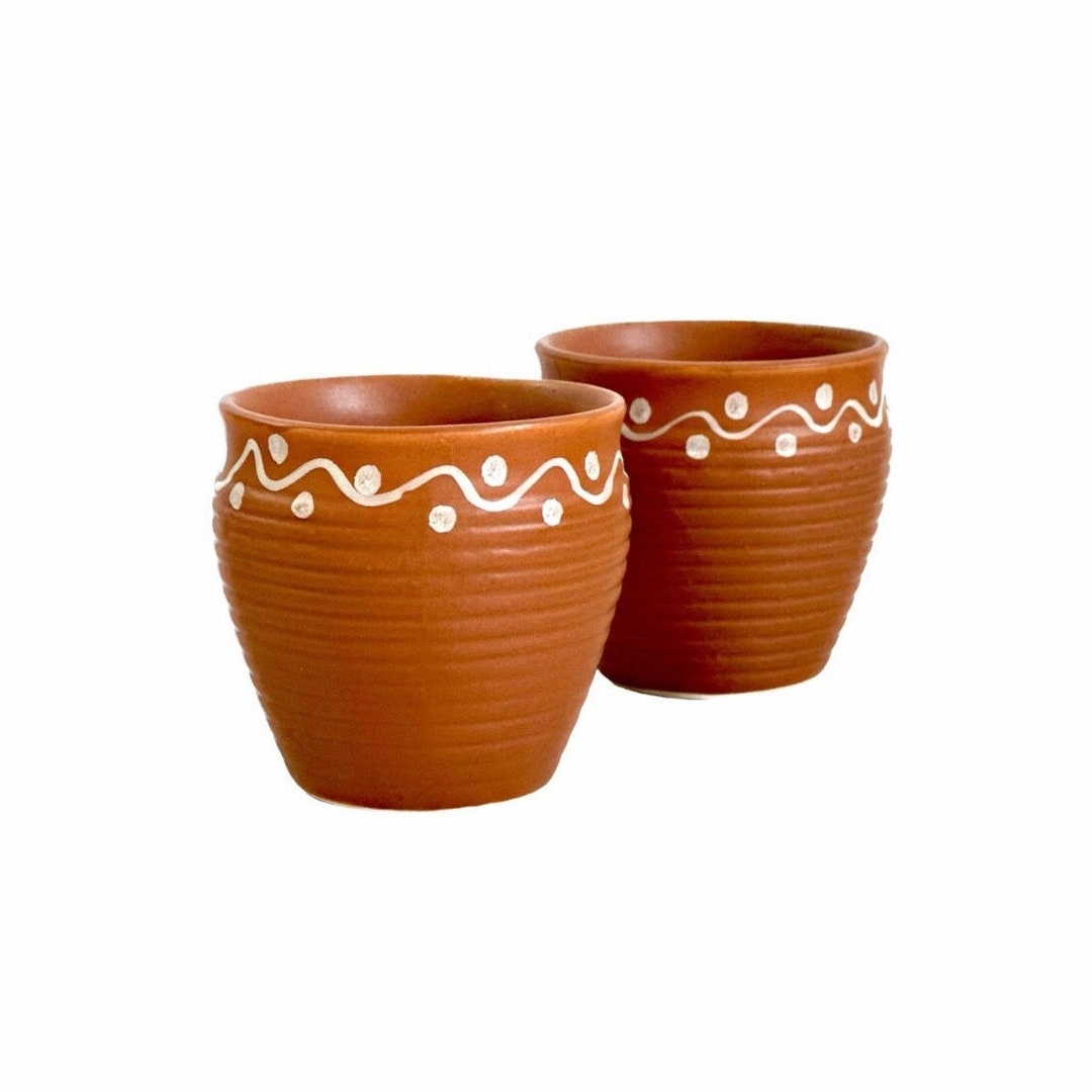 Handmade Indian Matka Ceramic Cups - Etsy
