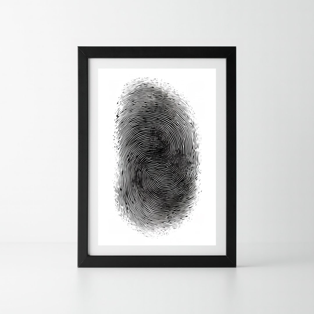 Fingerprint No Background Design High Resolution Digital - Etsy