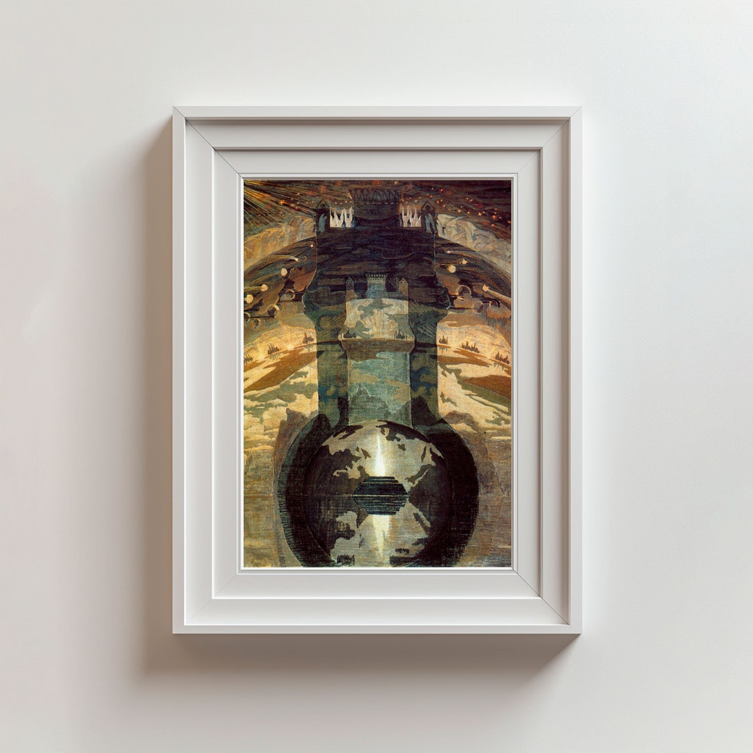 Symbolism Art Mikalojus Konstantinas Ciurlionis rex 1909. Abstract ...