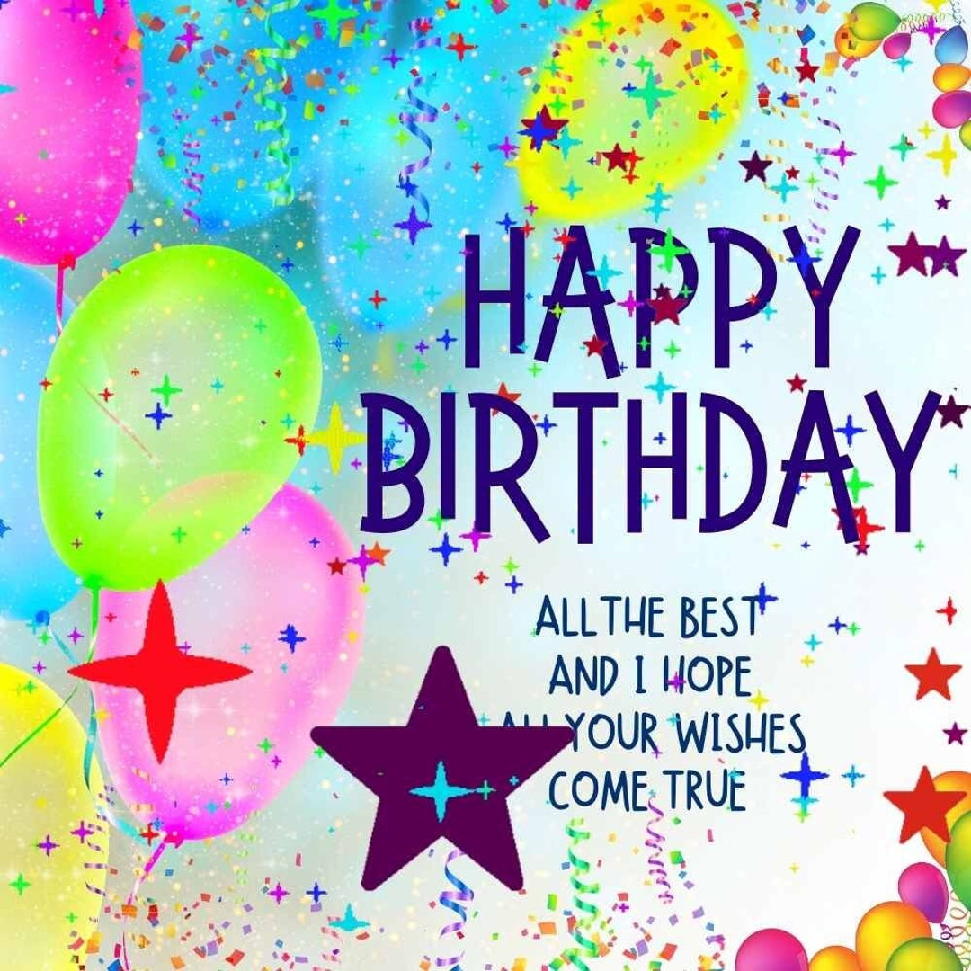 Happy Birthday, Birthday Card, Happy Birthday Card, Digital Download ...