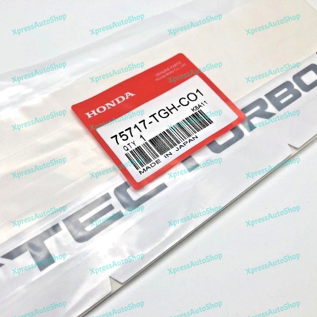 For Oem Cdm Vtec Turbo Decal Sticker Honda Civic Ctr Type R Fk8 2017 ...