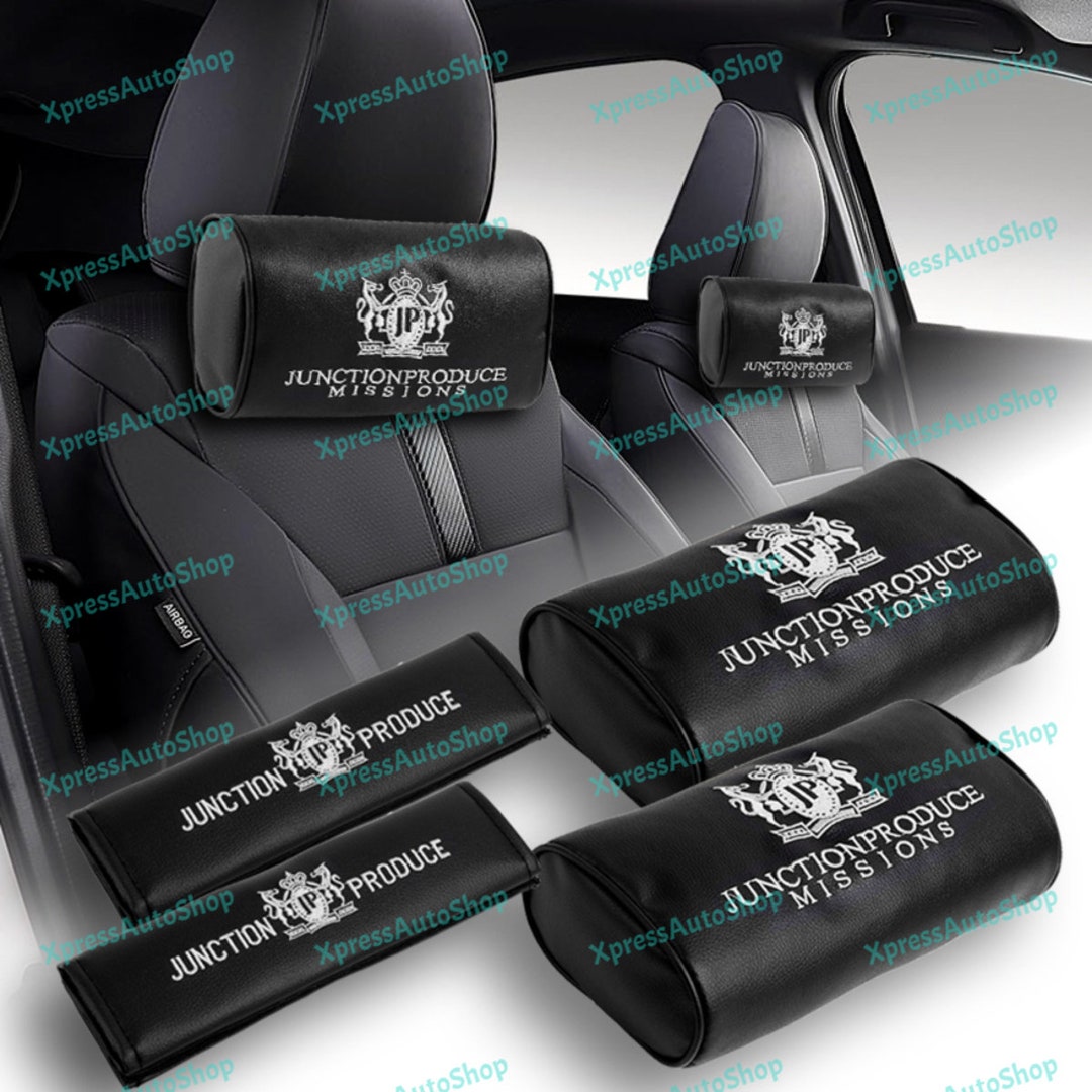 For Jp JUNCTION PRODUCE VIP Embroidery Car Neck Rest Pillow Headrest ...