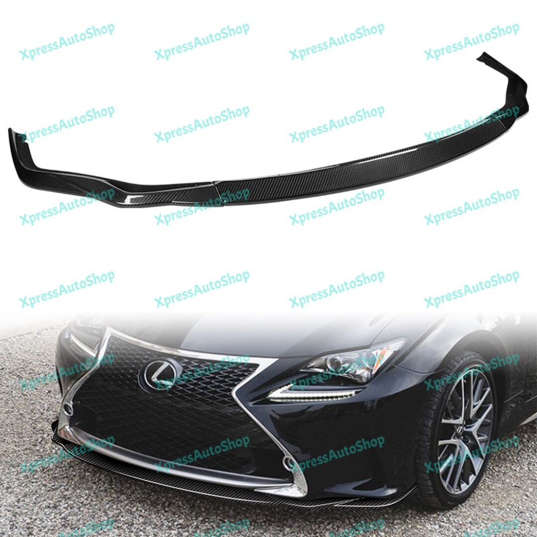 Ag-style Carbon Fiber Front Bumper Lip Spoiler for 2015 2018 Lexus ...