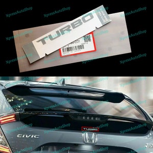 For Genuine Honda Cdm Turbo Window Decal Sticker Civic Type R Fk8 2016 ...