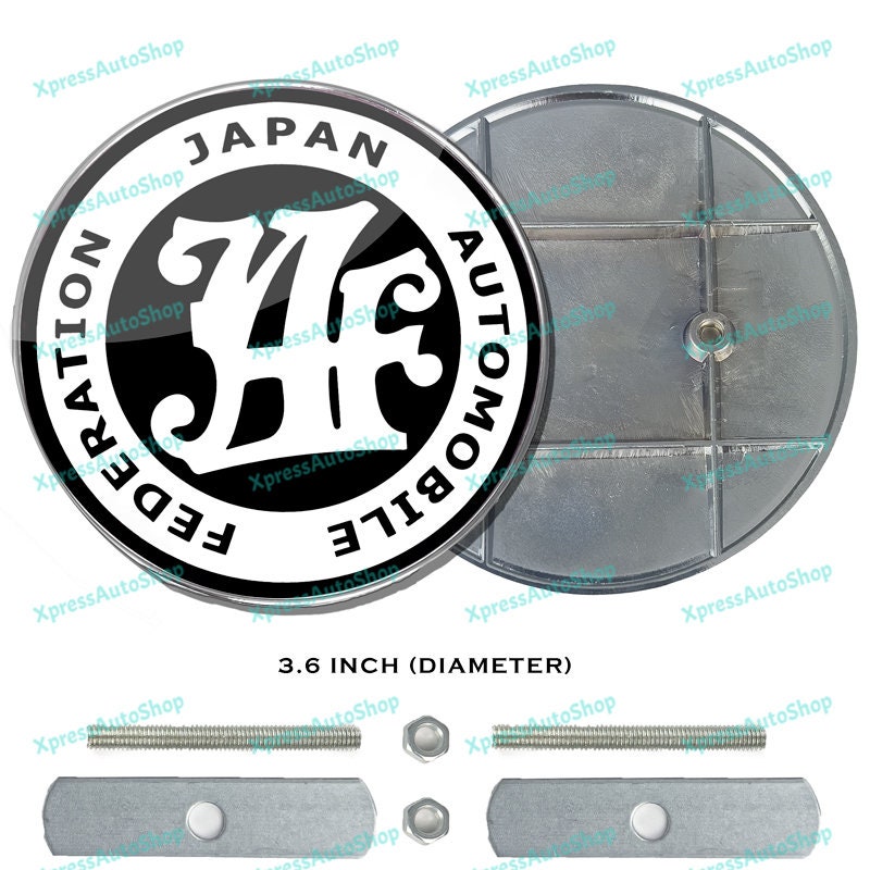Japan Automobile Federation JDM JAF Black Emblem Badge for - Etsy