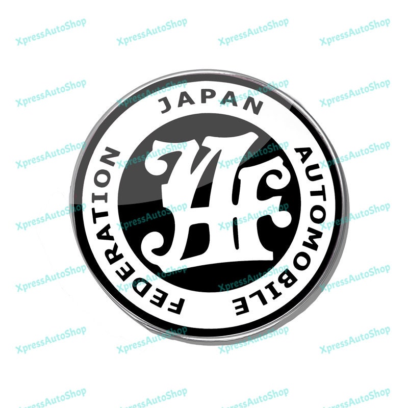 Japan Automobile Federation JDM JAF Black Emblem Badge for - Etsy