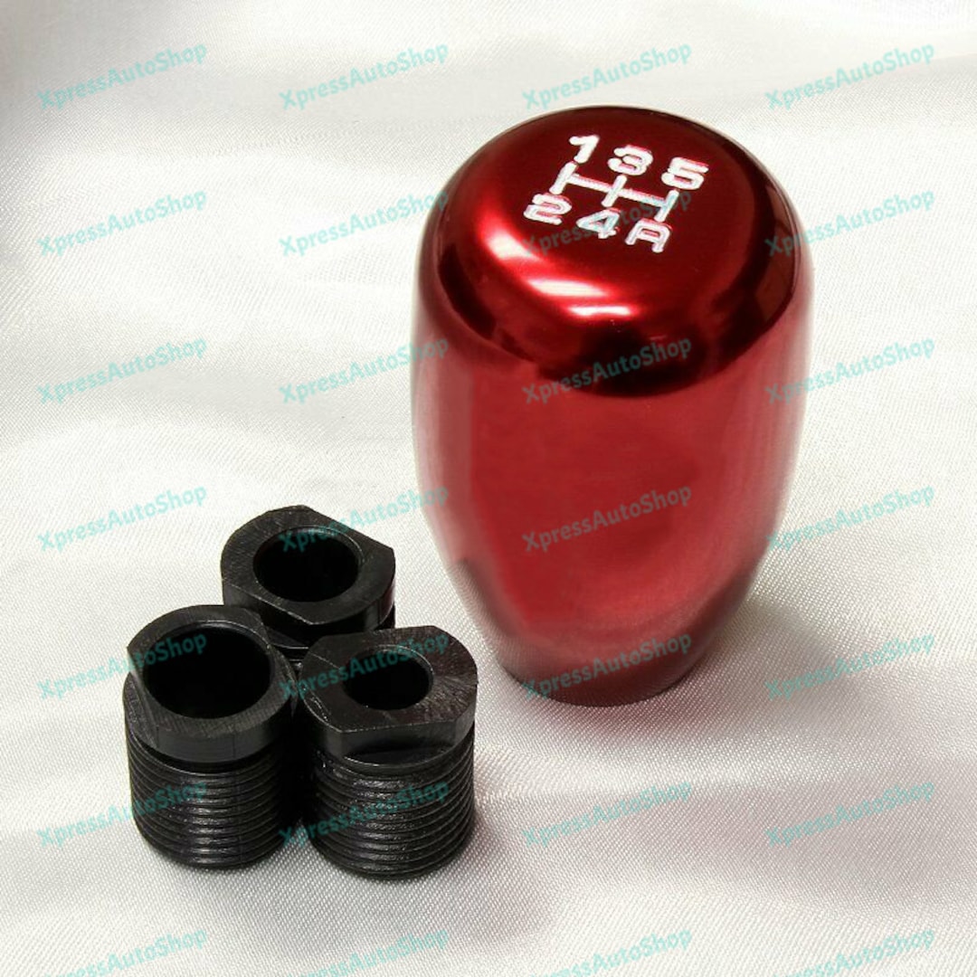 Type-r JDM Red 5-speed Manual Aluminum Transmission Shifter Knob ...