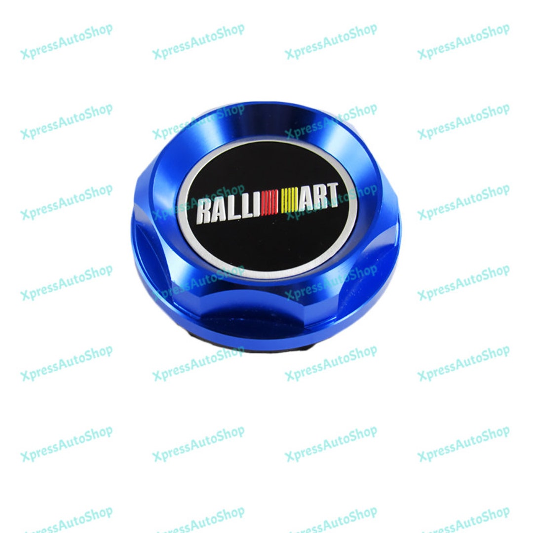 Blue Ralliart Racing Engine Oil Cap Oil Fuel Filler Cover Cap for ...