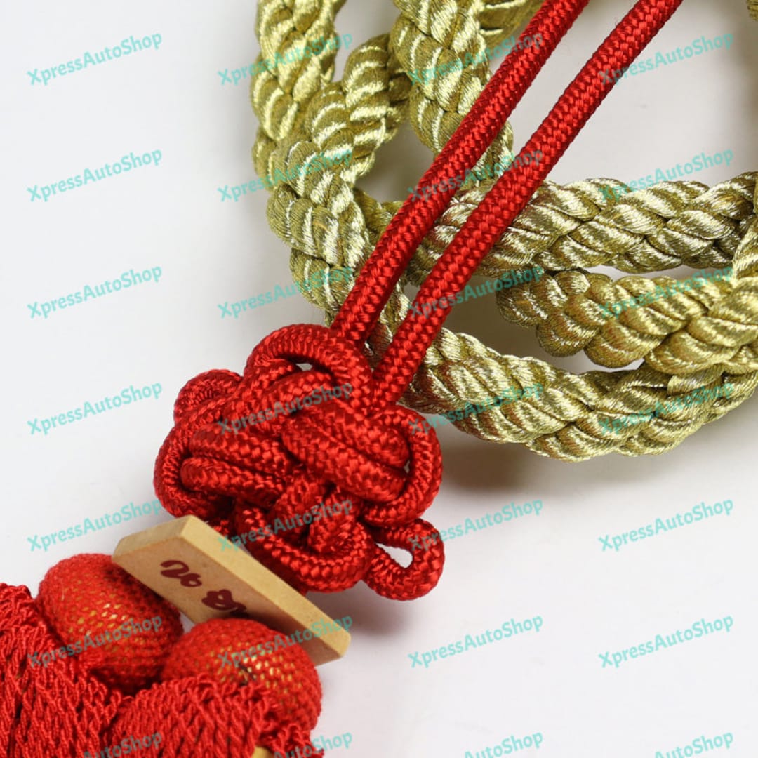 New VIP Charm Junction Produce JDM Jp Fusa Red Kiku JP Knot Gold Kin ...