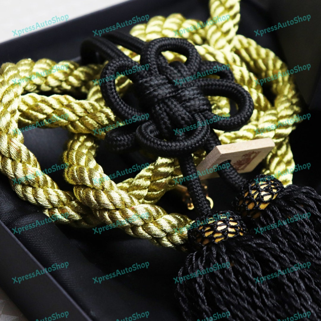 New VIP Charm Junction Produce JDM Jp Fusa Black Kiku JP Knot Gold Kin ...